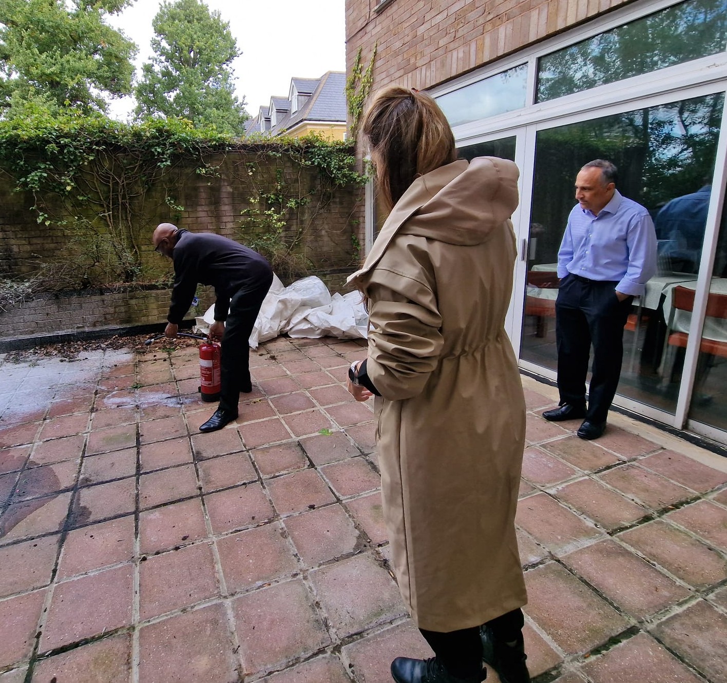 Staff Get Hands-On With Fire Safety During Extinguisher Training - jLiving